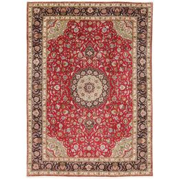 Nain Trading Orientteppich Täbriz 50Raj 249x349 Handgeknüpfter Orientteppich / Perserteppich, rechteckig, Höhe: 7 mm, rot