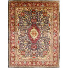 Nain Trading Orientteppich Kaschmar 293x381 Handgeknüpfter Orientteppich / Perserteppich, rechteckig, Höhe: 12 mm, braun|rot