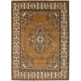 Nain Trading Orientteppich Hamadan 206x290 Handgeknüpfter Orientteppich / Perserteppich, rechteckig, Höhe: 8 mm, braun