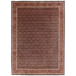 Nain Trading Orientteppich Bidjar 251x349 Handgeknüpfter Orientteppich / Perserteppich, rechteckig, Höhe: 15 mm, braun|rot