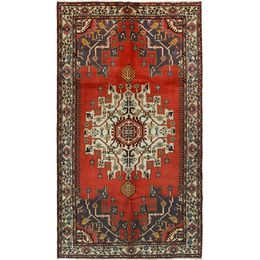 Nain Trading Orientteppich Tafresh 151x269 Handgeknüpfter Orientteppich / Perserteppich, rechteckig, Höhe: 5 mm, braun|rot