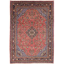 Nain Trading Orientteppich Mehraban 211x301 Handgeknüpfter Orientteppich / Perserteppich, rechteckig, Höhe: 12 mm, rot