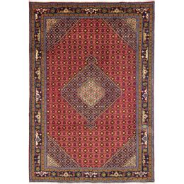Nain Trading Orientteppich Ardebil 201x288 Handgeknüpfter Orientteppich / Perserteppich, rechteckig, Höhe: 10 mm, braun|rot