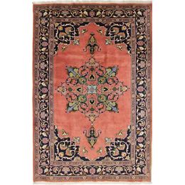 Nain Trading Orientteppich Ardebil 205x304 Handgeknüpfter Orientteppich / Perserteppich, rechteckig, Höhe: 10 mm, braun|rot