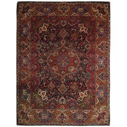 Nain Trading Orientteppich Kaschmar 294x391 Handgeknüpfter Orientteppich / Perserteppich, rechteckig, Höhe: 12 mm, braun|rot