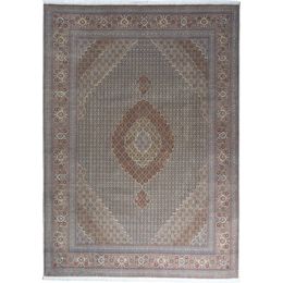 Nain Trading Orientteppich Täbriz 60Raj 246x351 Handgeknüpfter Orientteppich / Perserteppich, rechteckig, Höhe: 6 mm, grau