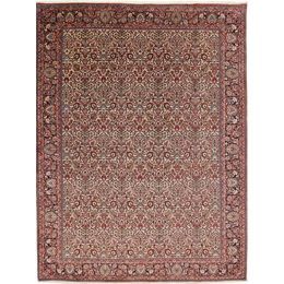 Nain Trading Orientteppich Bidjar 259x339 Handgeknüpfter Orientteppich / Perserteppich, rechteckig, Höhe: 15 mm, braun|lila