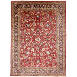 Nain Trading Orientteppich Mashhad 297x400 Handgeknüpfter Orientteppich / Perserteppich, rechteckig, Höhe: 12 mm, rot