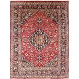 Nain Trading Orientteppich Mashhad Signiert 297x397 Handgeknüpfter Orientteppich / Perserteppich, rechteckig, Höhe: 12 mm, rot
