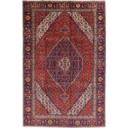 Nain Trading Orientteppich Täbriz 188x289 Handgeknüpfter Orientteppich / Perserteppich, rechteckig, Höhe: 10 mm, rot