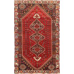 Nain Trading Orientteppich Shiraz 172x274 Handgeknüpfter Orientteppich / Perserteppich, rechteckig, Höhe: 10 mm, rot