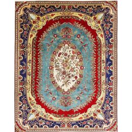 Nain Trading Orientteppich Täbriz 264x339 Handgeknüpfter Orientteppich / Perserteppich, rechteckig, Höhe: 10 mm, rot