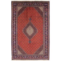 Nain Trading Orientteppich Ardebil 197x299 Handgeknüpfter Orientteppich / Perserteppich, rechteckig, Höhe: 10 mm, rot