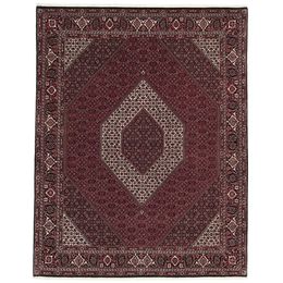 Nain Trading Orientteppich Bidjar 204x261 Handgeknüpfter Orientteppich / Perserteppich, rechteckig, Höhe: 15 mm, braun|rot