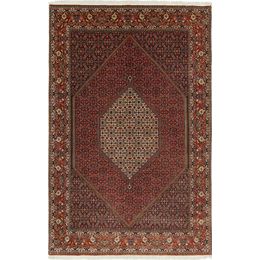 Nain Trading Orientteppich Bidjar 197x306 Handgeknüpfter Orientteppich / Perserteppich, rechteckig, Höhe: 15 mm, braun|rot