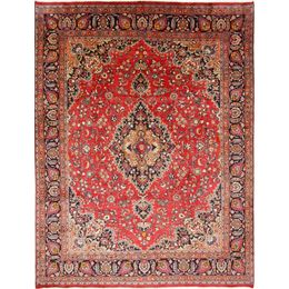 Nain Trading Orientteppich Mashhad 294x382 Handgeknüpfter Orientteppich / Perserteppich, rechteckig, Höhe: 12 mm, rot