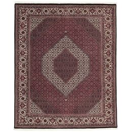 Nain Trading Orientteppich Bidjar 204x251 Handgeknüpfter Orientteppich / Perserteppich, rechteckig, Höhe: 15 mm, braun|rot