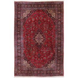 Nain Trading Orientteppich Keshan 229x353 Handgeknüpfter Orientteppich / Perserteppich, rechteckig, Höhe: 12 mm, rot