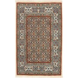 Nain Trading Orientteppich Moud 75x120 Handgeknüpfter Orientteppich / Perserteppich, rechteckig, Höhe: 12 mm, braun|grau