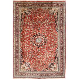 Nain Trading Orientteppich Bidjar 262x385 Handgeknüpfter Orientteppich / Perserteppich, rechteckig, Höhe: 15 mm, rot