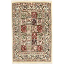Nain Trading Orientteppich Moud 96x147 Handgeknüpfter Orientteppich / Perserteppich, rechteckig, Höhe: 12 mm, beige|braun