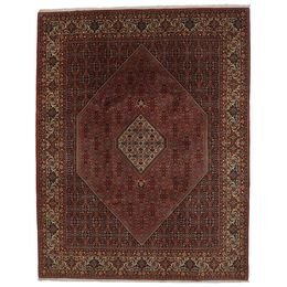 Nain Trading Orientteppich Bidjar Zanjan 252x352 Handgeknüpfter Orientteppich / Perserteppich, rechteckig, Höhe: 12 mm, braun|rot