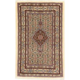 Nain Trading Orientteppich Moud 77x120 Handgeknüpfter Orientteppich / Perserteppich, rechteckig, Höhe: 12 mm, beige|braun