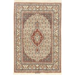 Nain Trading Orientteppich Moud 95x146 Handgeknüpfter Orientteppich / Perserteppich, rechteckig, Höhe: 12 mm, beige|braun