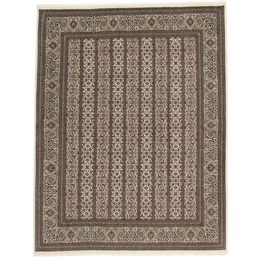 Nain Trading Orientteppich Täbriz 50Raj 195x254 Handgeknüpfter Orientteppich / Perserteppich, rechteckig, Höhe: 7 mm, braun|grau