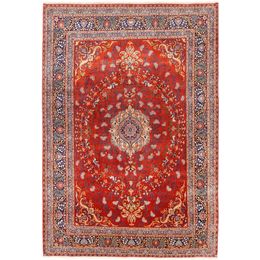 Nain Trading Orientteppich Moud 248x335 Handgeknüpfter Orientteppich / Perserteppich, rechteckig, Höhe: 12 mm, rot