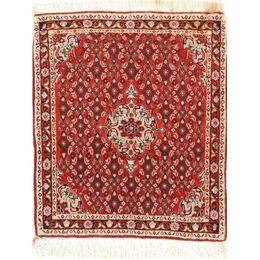Nain Trading Orientteppich Bidjar 72x85 Handgeknüpfter Orientteppich / Perserteppich, rechteckig, Höhe: 15 mm, rot