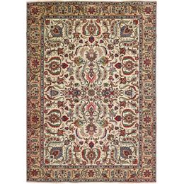 Nain Trading Orientteppich Täbriz 241x341 Handgeknüpfter Orientteppich / Perserteppich, rechteckig, Höhe: 10 mm, beige|braun