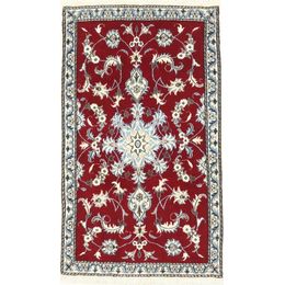 Nain Trading Orientteppich Nain 85x142 Handgeknüpfter Orientteppich / Perserteppich, rechteckig, Höhe: 12 mm, rot
