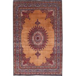 Nain Trading Orientteppich Moud 212x323 Handgeknüpfter Orientteppich / Perserteppich, rechteckig, Höhe: 12 mm, rot