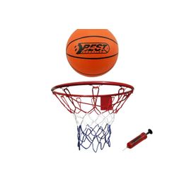 BEST Sporting Basketballkorb Basketballkorb Outdoor Wandmontage Set mit Basketball und Pumpe