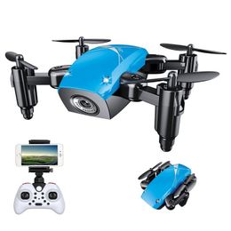 efaso RC-Quadrocopter S9W Mini RC Drohne blau -WiFi Kamera / 6-Achsen-Gyro / 3-Speed-Stufen