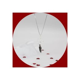 ELLAWIL Silberkette Traumfänger Feder Damen Mädchen Kette mit Traumfängeranhänger (Kettenlänge 40 cm