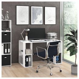 VICCO Schreibtisch Arbeitstisch Bürotisch PC-Tisch ARIAN Weiß