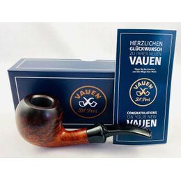 VAUEN Handpfeife Vintage 1077 Pfeife glatt braun poliert