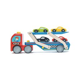 LE TOY VAN Spielzeug-Transporter Rennwagen Auto Transporter Set aus Holz TV444