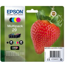 Epson C13T29864012 Erdbeere MultiPack Tintenpatrone (4-tlg.