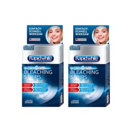 Rapid white Zahnbleaching-Kit Zahnaufhellung Express Bleaching Strips Zahnweiß weiße Zähne 2er Set