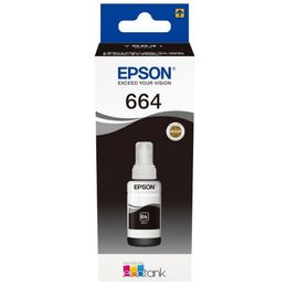 Epson Epson Tintenbehälter Tinte 664 T6641 BK black
