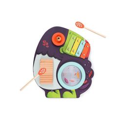 Moulin Roty Spielzeug-Musikinstrument Musik Spielzeug Tukan Xylophon Trommel Becken Waschbrett Kinder