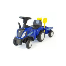 Nativ Rutscherauto Rutscherauto Traktor NEW HOLLAND mit Anhänger