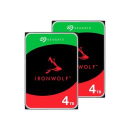 Seagate IronWolf NAS 2 x 4 TB Bundle interne HDD-Festplatte