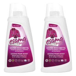 Esama Daunenwasschmittel Spezialwaschmittel (Wäsche Balsam wirkt rückfettend biologisch abbaubar)