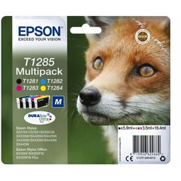 Epson 4 Epson Druckerpatronen Tinte T1285 BK / C / M / Y Multipack Tintenpatrone