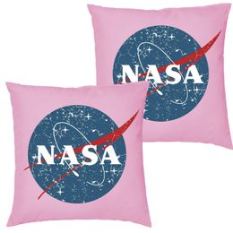 Blondie & Brownie Blondie & Brownie Dekokissen Vintage Nase Astronaut Elon Mars Mond Mission Kissen mit Füllung