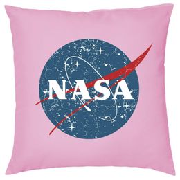 Blondie & Brownie Blondie & Brownie Dekokissen Vintage Nase Astronaut Elon Mars Mond Mission Kissen mit Füllung